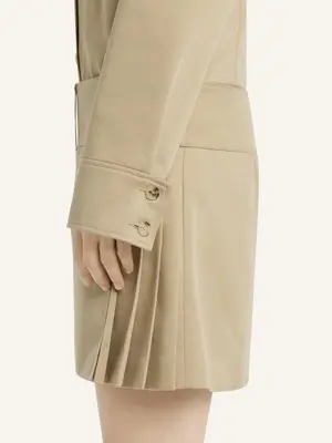 COURREGES Belted Pleated Mini Skirt