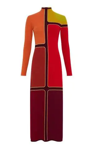 Gabriela Hearst Long Sleeve Maxi Dress