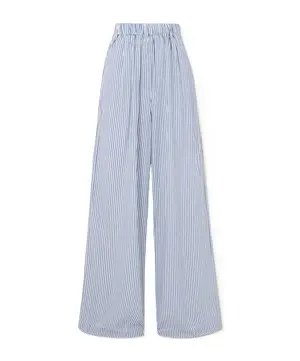 THE FRANKIE SHOP Mirca Striped Wide-leg Pants