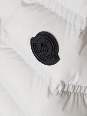 Moncler Quilted Down Jacket With Hood - Ice Tuff