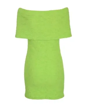 MSGM Off-the-shoulder Mini Dress