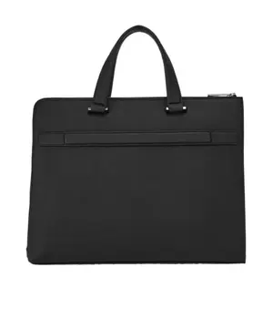 FERRAGAMO Gancini Embossed Briefcase