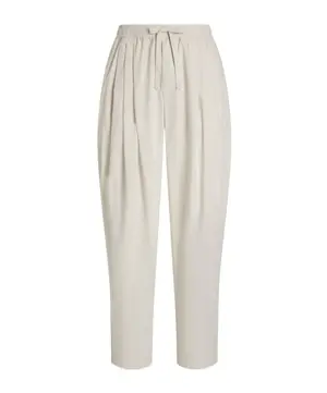 Dolce & Gabbana Pleated Drawstring Trousers - Beige