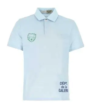 LANVIN X Gallery Dept. Cotton Polo Shirt - Blue