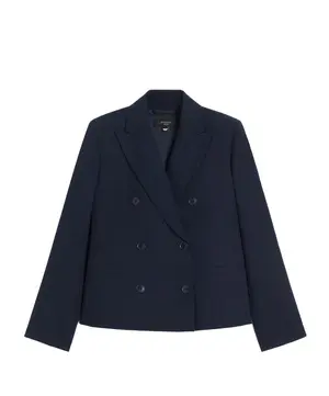 Max Mara Tappeto Double-breasted Jacket - Black