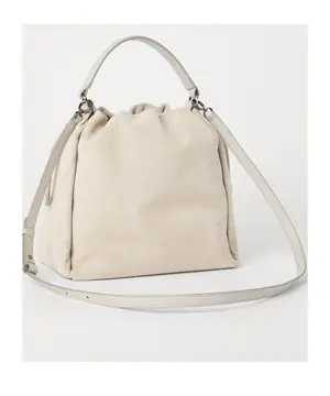 Brunello Cucinelli Monili Drawstring Shoulder Bag