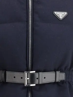 Prada Padded Triangle-logo Gilet