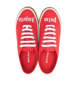 Palm Angels Logo Print Lace-up Sneakers - Multicolor