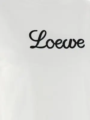 Loewe Logo Detail Crewneck T-shirt