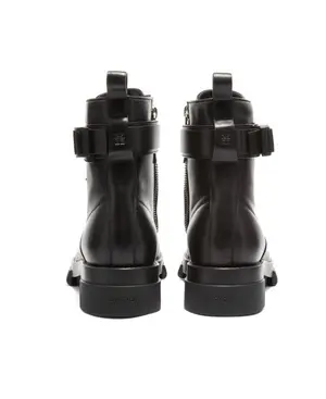 Givenchy Round Toe Lace Up Ankle Boots