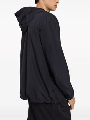 Dolce & Gabbana Reversible Logo Print Hooded Jacket - Black