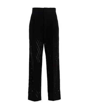 NUDE High-waisted Cutout Trousers