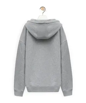 Loewe Long-sleeved Drawstring Hoodie - Grey
