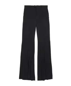 Balenciaga Flared-leg Trousers - Black