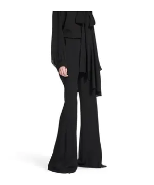 Balenciaga Flared-leg Trousers - Black