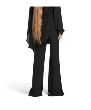 Balenciaga Flared-leg Trousers - Black