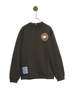 Alexander McQueen Logo Round Neck Hoodie