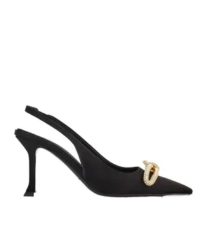 FERRAGAMO Embellished Slingback High-heeled Sandals