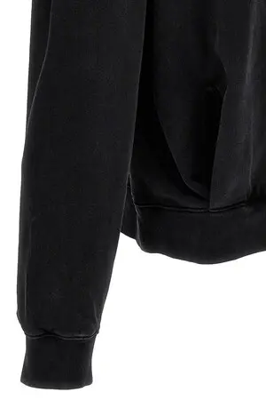 Martine Rose Long-sleeved Hooded Sweatshirt With Lettered Logo