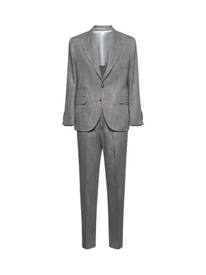 Brunello Cucinelli Two-piece Tailored Suit - Brown