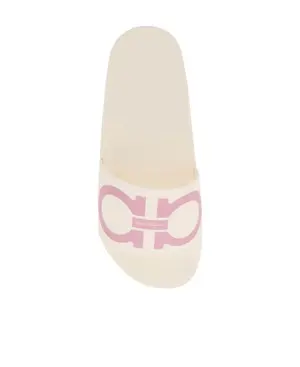 FERRAGAMO Gancini Logo Slippers