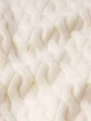 FRAME Cable Knit Polo Vest