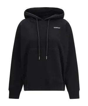 Off-White Oversized Arrow Skate Drawstring Hoodie