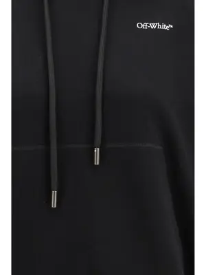 Off-White Oversized Arrow Skate Drawstring Hoodie