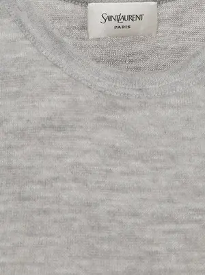 Saint Laurent Crewneck Sleeveless Tank Top