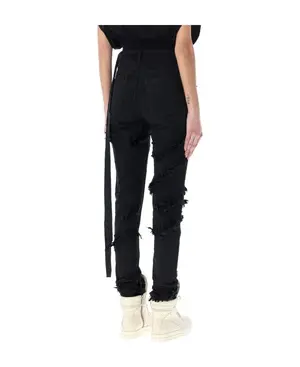 Rick Owens Detroit Distressed Denim Jeans