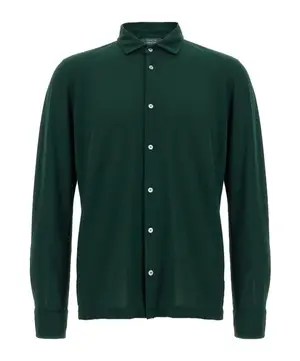 ZANONE Classic Button-up Shirt - Green
