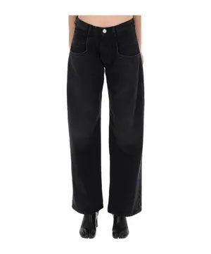 MAISON MARGIELA Relaxed Fit Straight Jeans With Large Pockets