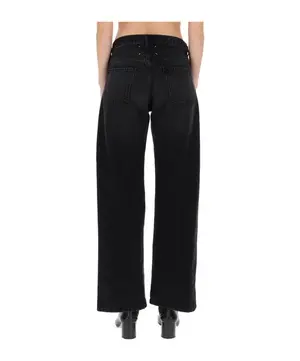 MAISON MARGIELA Relaxed Fit Straight Jeans With Large Pockets