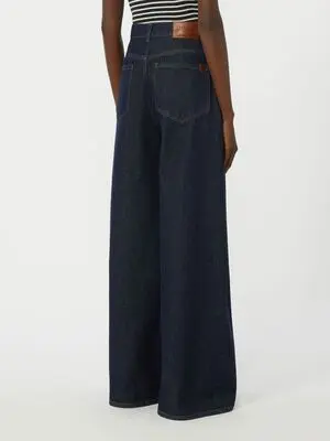 Max Mara Wide Leg Jeans - Navy Blue
