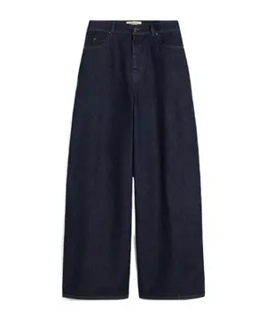 Max Mara Tabella Wide Leg Jeans - Navy Blue