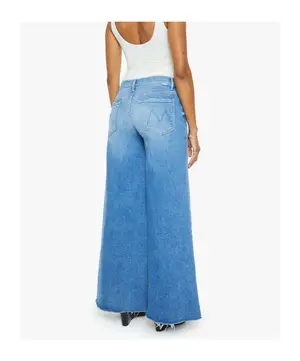 MOTHER Wide Leg Denim Trousers