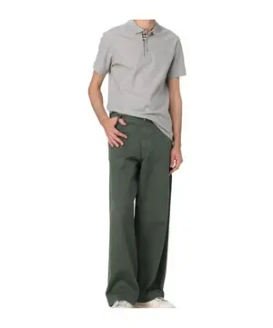 Burberry Logo Embroidered Short-sleeved Polo Shirt