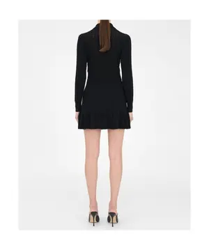 Alessandra Rich Button-up Knitted Cardigan With Collar