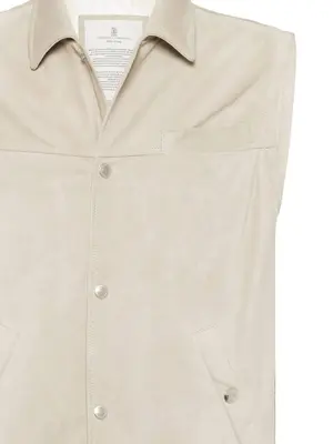 Brunello Cucinelli Sleeveless Button-up Gilet - Rope