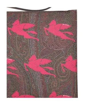 Etro Pegasus Paisley-print Clutch Bag - Multicolor