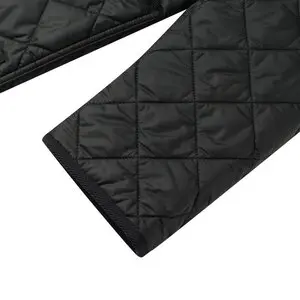 Burberry Quilted Long-sleeve Jacket With Classic Collar