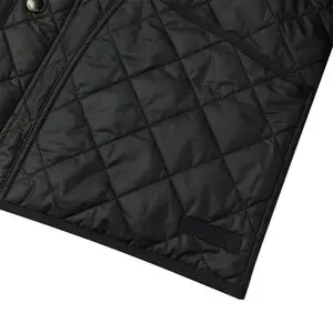 Burberry Quilted Long-sleeve Jacket With Classic Collar