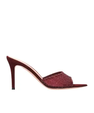 GIANVITO ROSSI Rania Heeled Sandals - Red