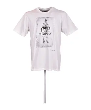C.P. COMPANY Graphic Printed Crewneck T-shirt