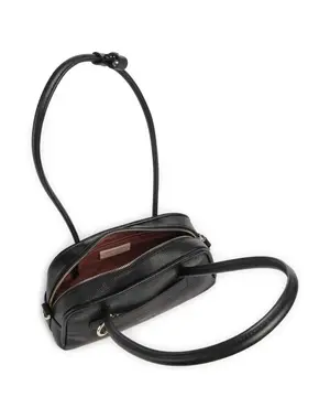 COCCINELLE Logo-lettering Zipped Shoulder Bag - Black
