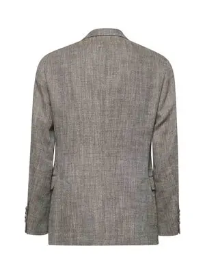 Brunello Cucinelli Chevron Blazer