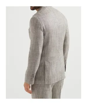 Brunello Cucinelli Chevron Blazer