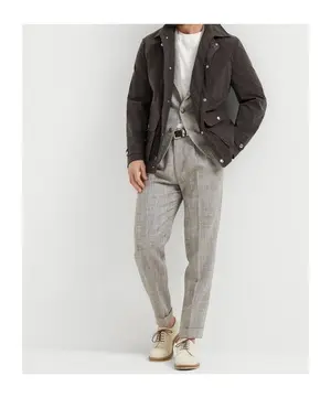 Brunello Cucinelli Chevron Blazer