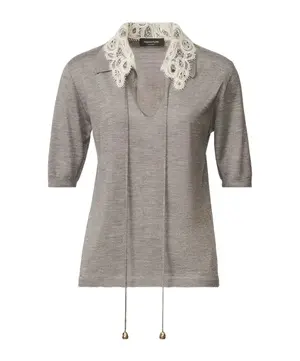 Fabiana Filippi Lace Up Tops