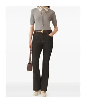 Fabiana Filippi Short-sleeved T-shirt With Lace Collar
